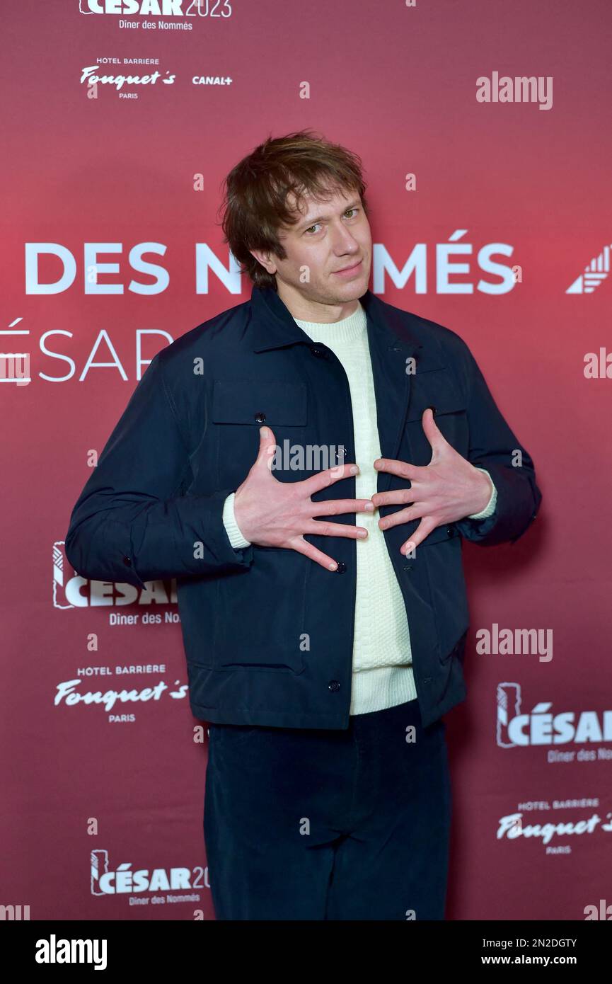 Paris, France. February 6, 2023, Bastien Bouillon attends the Cesar ...