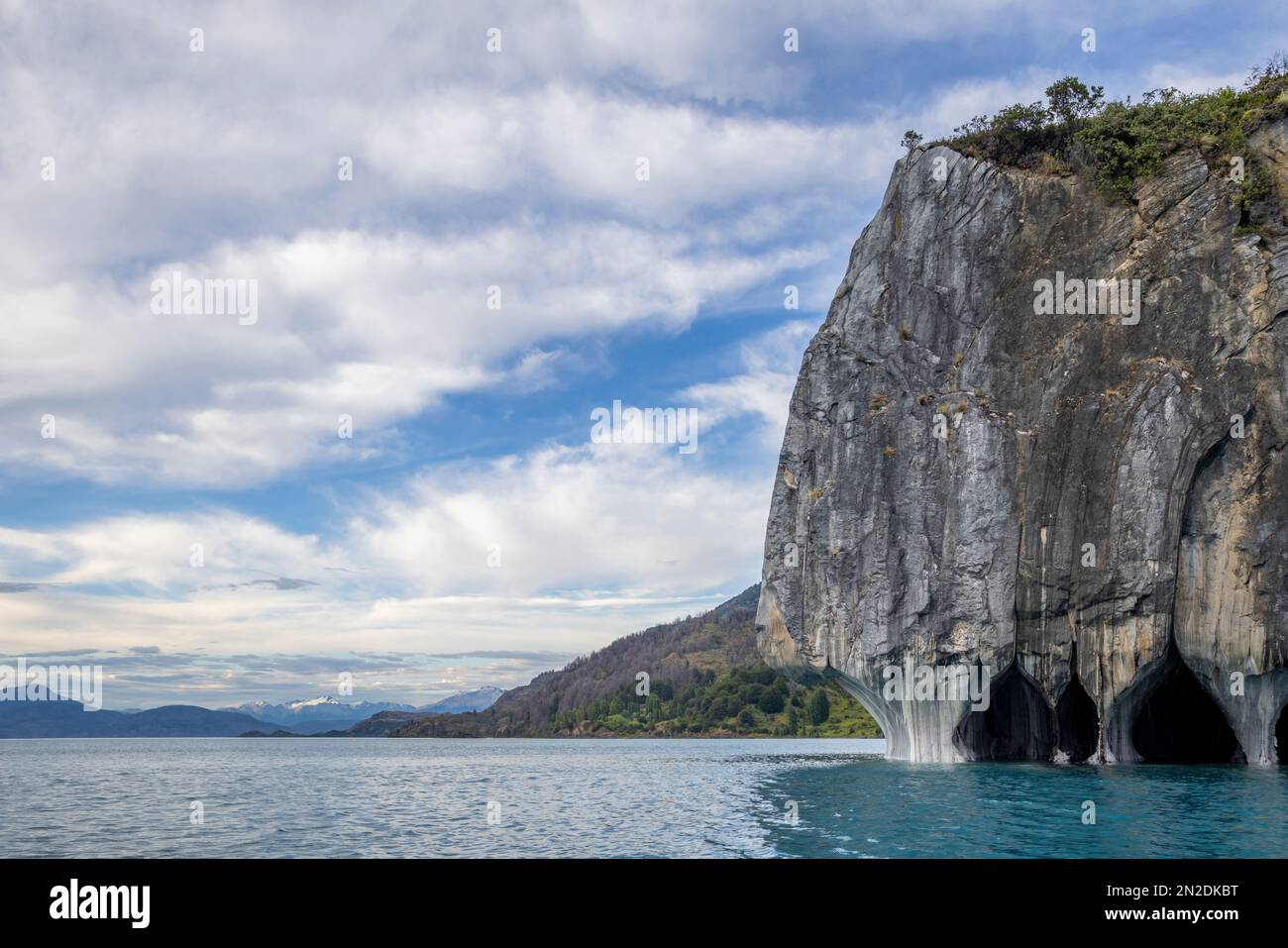 Kayak tour around the famous marble caves Catedral de Marmol, Capilla ...