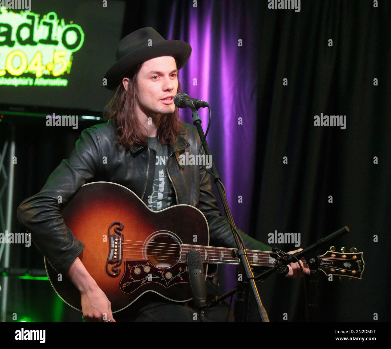 Singer-songwriter James Bay visits the Radio 104.5 Performance Theater ...
