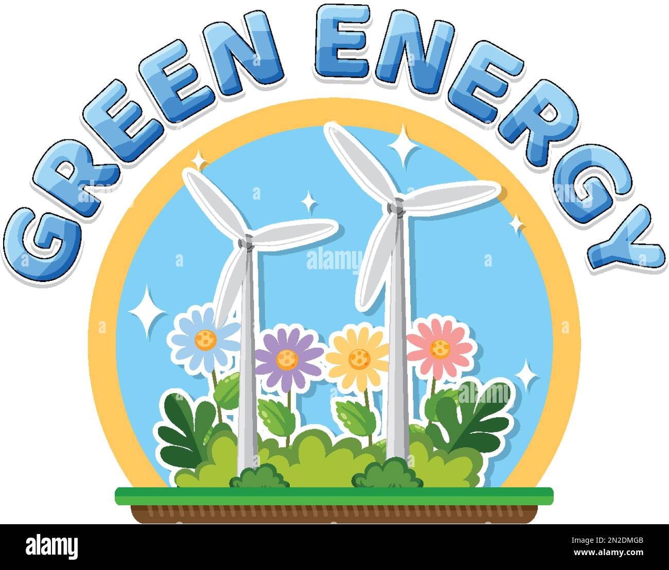 Green energy logo banner vector illustration Stock Vector Image & Art ...