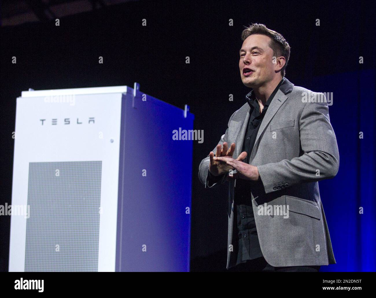 Elon Musk, CEO of Tesla Motors Inc., unveils the company's newest ... Elon Musk, CEO of Tesla Motors Inc., unveils the company's newest ...
