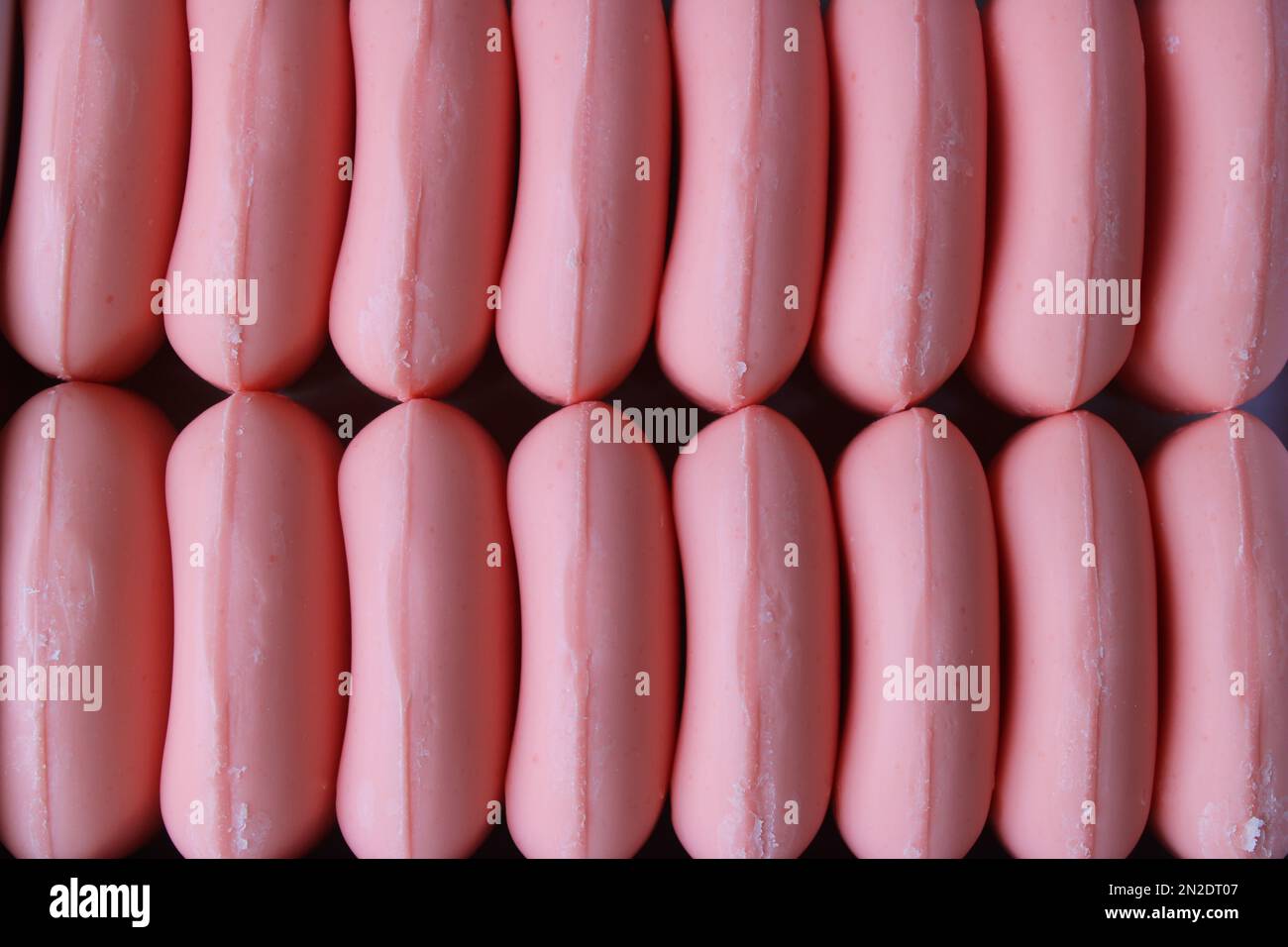 Bars or pink soap in box Stock Photo - Alamy