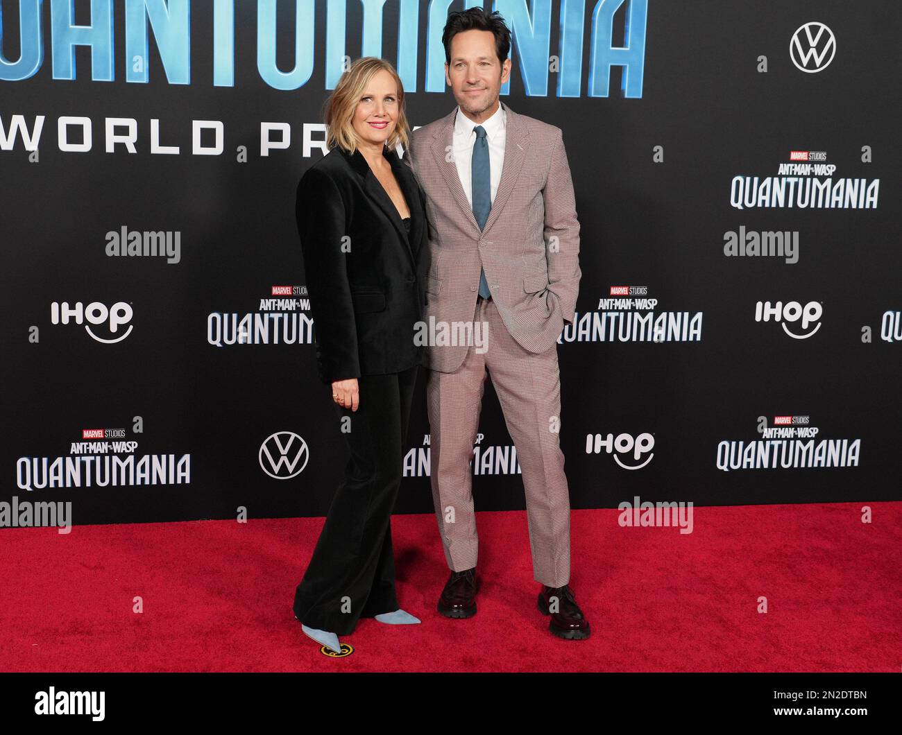 Los Angeles, USA. 06th Feb, 2023. (L-R) Julie Yaeger and Paul Rudd at the Marvel Studios' ANT ...