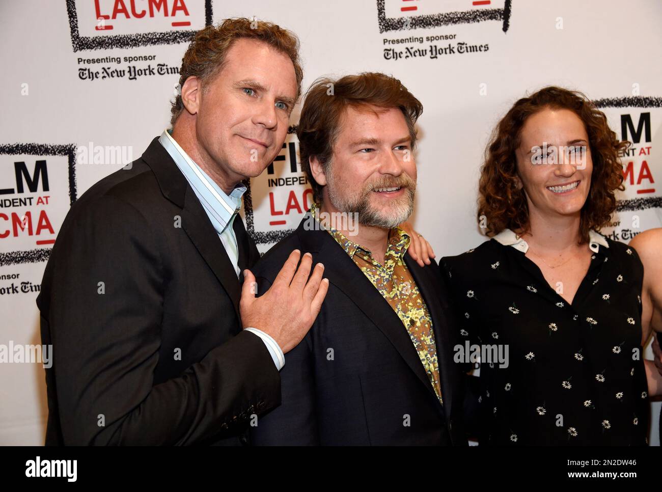 Will Ferrell, left, producer of "Welcome to Me," poses with ...