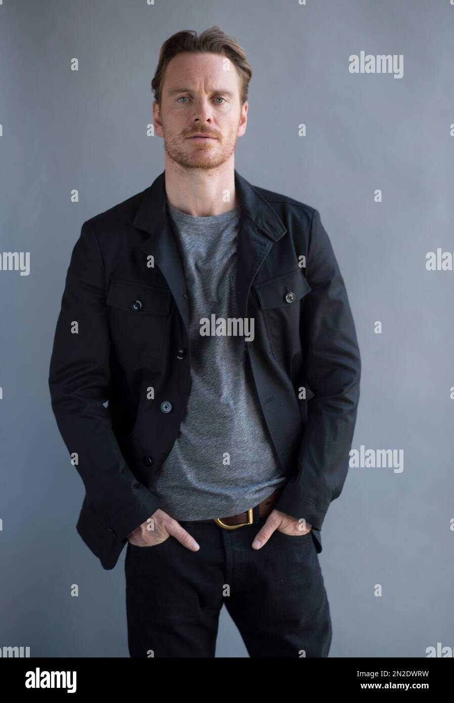 German-Irish actor Michael Fassbender poses for a portrait in promotion ...