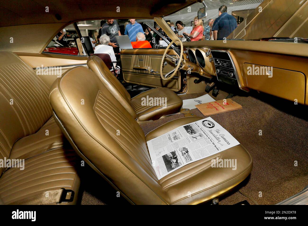 The interior of the first Chevrolet Camaro ever built, serial number ...