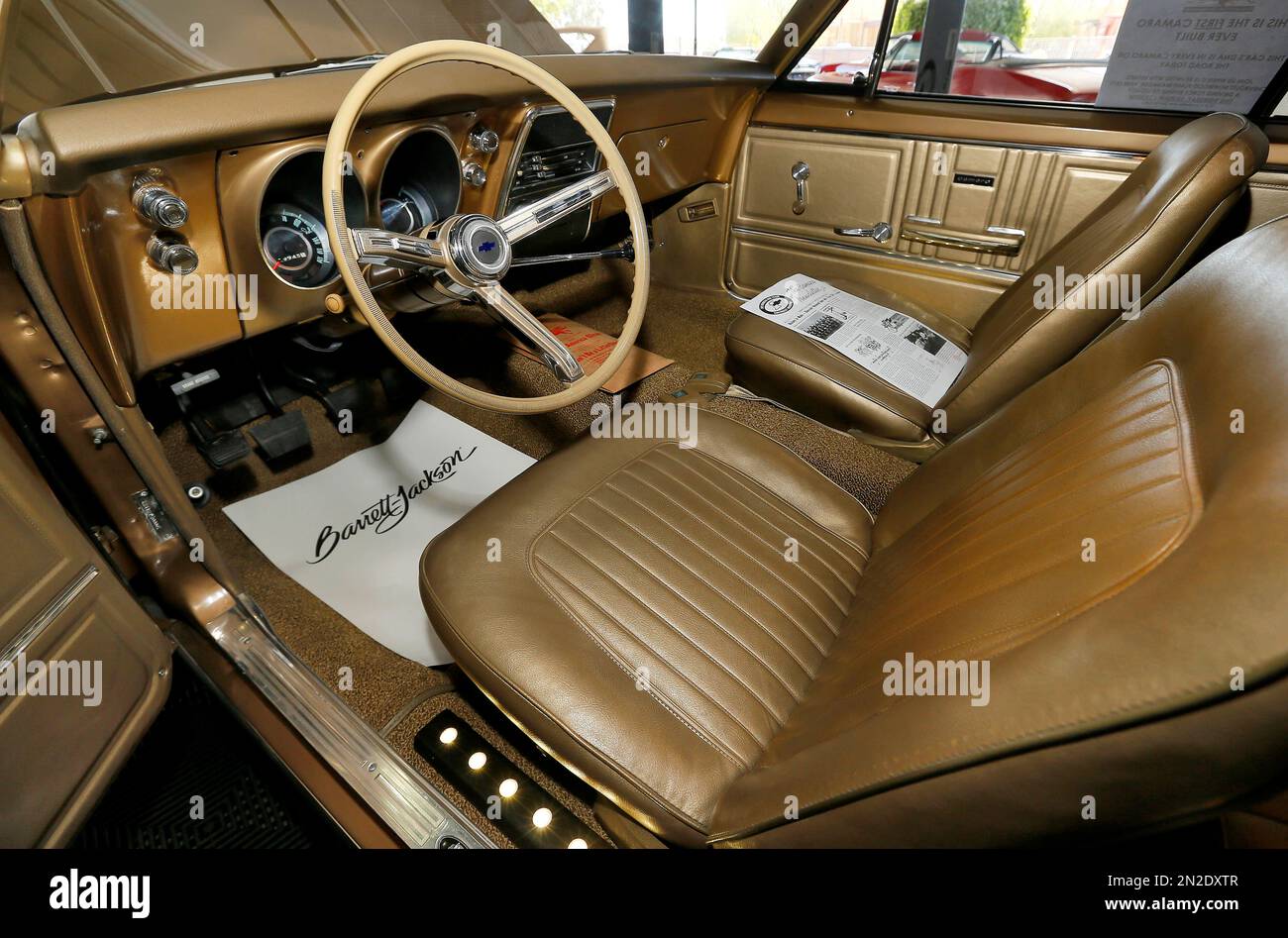 The interior of the first Chevrolet Camaro ever built, serial number ...