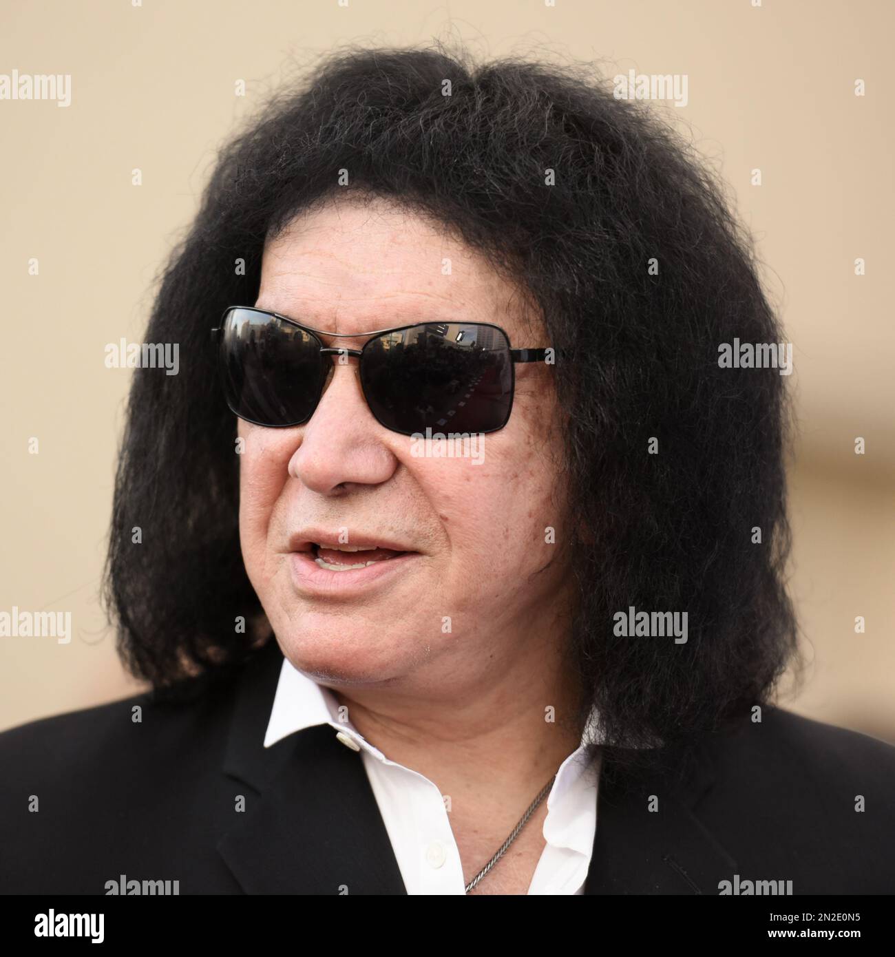 Gene Simmons arrives at the 32nd Annual ASCAP Pop Music Awards held at ...