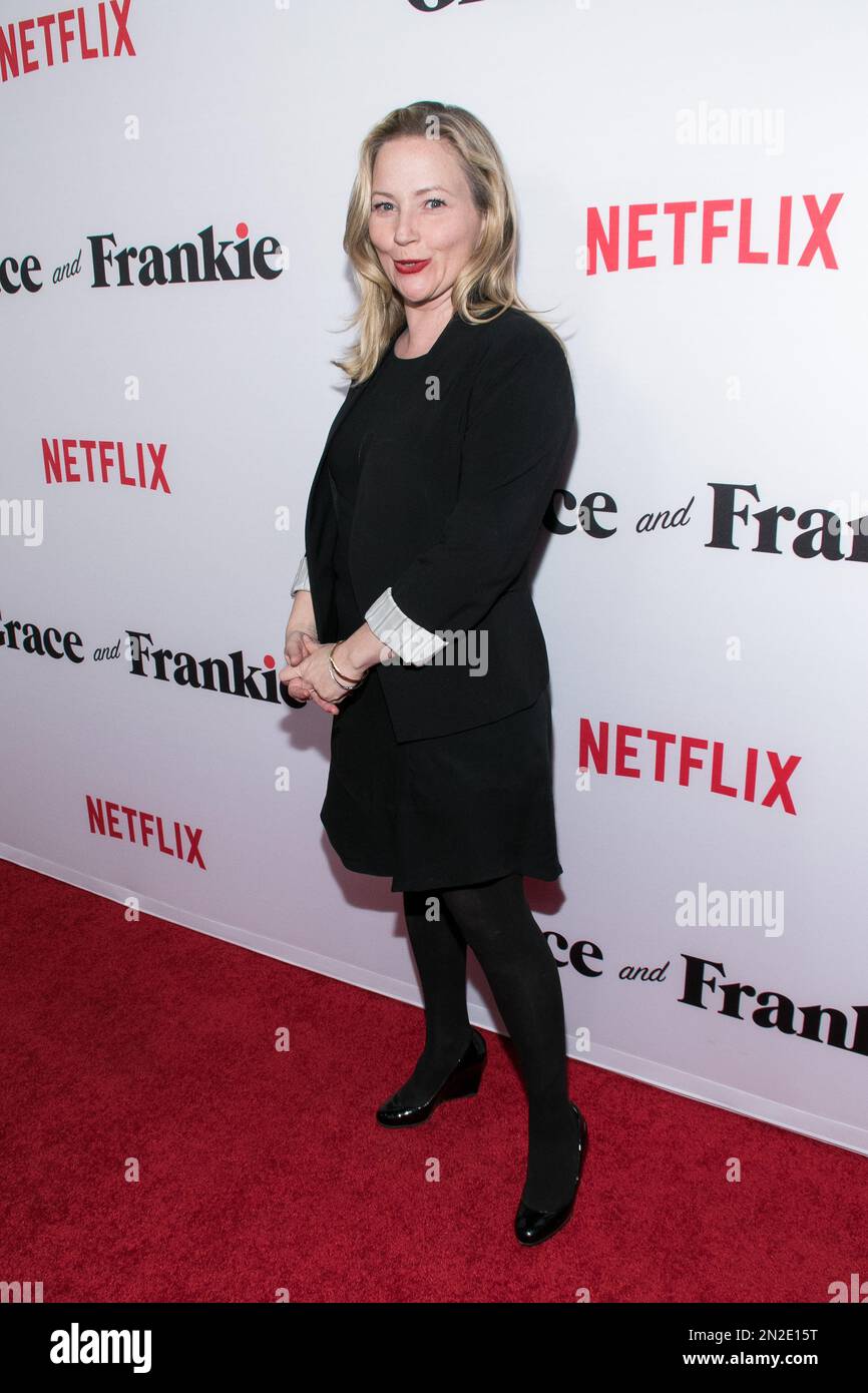 Jane Wiseman arrives at the LA Premiere of "Grace and Frankie" held at ...