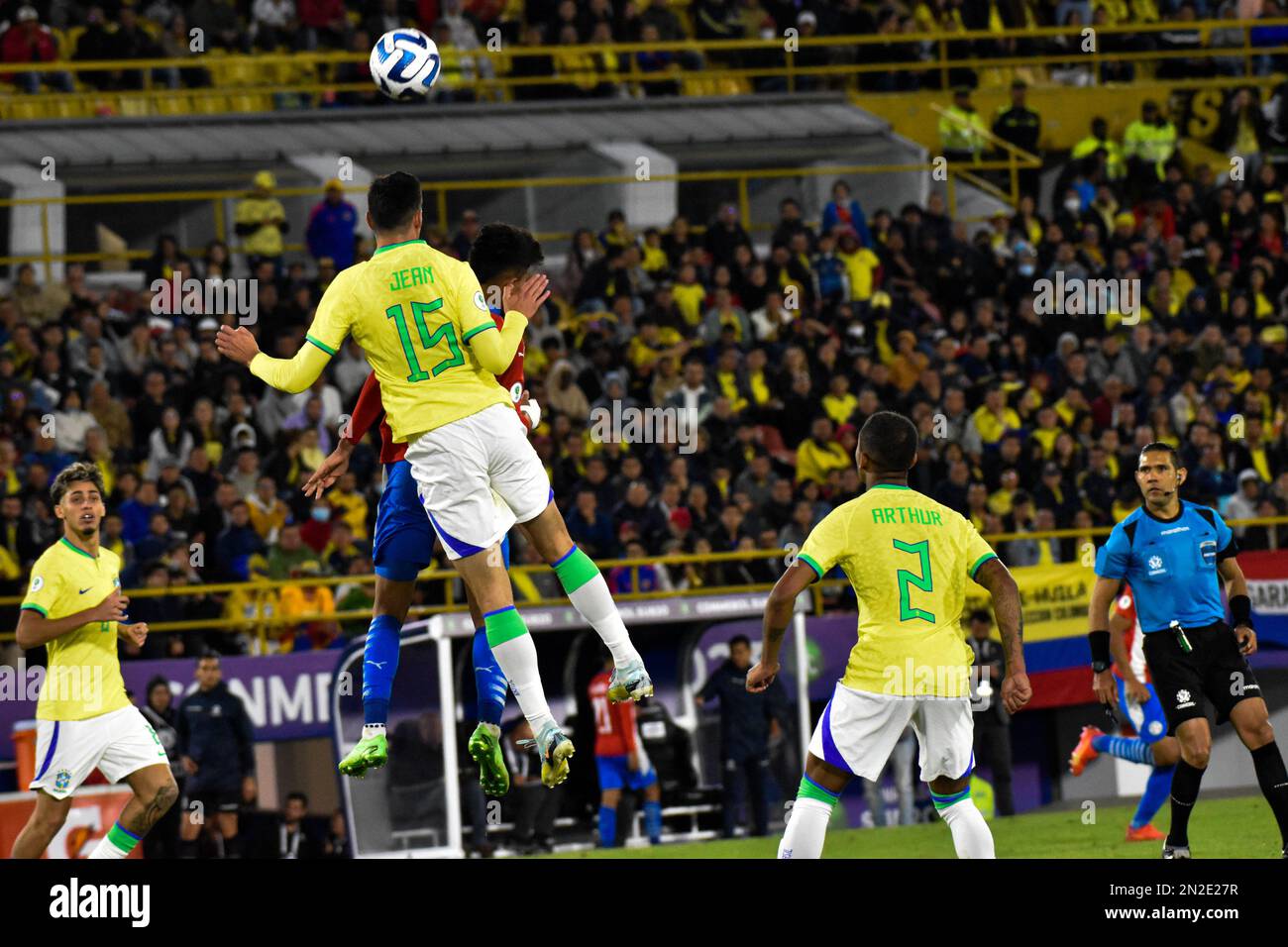 Bogota, Colombia, february 6, 2023. Brazil's Jean Henrique Carneiro ...