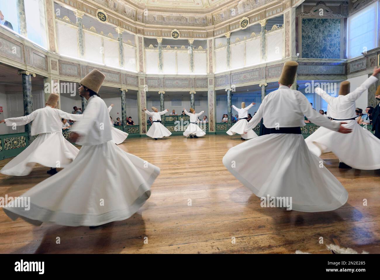 Dancing dervishes, dervish dance Sema, Mevlevihanesi Muezesi at ...