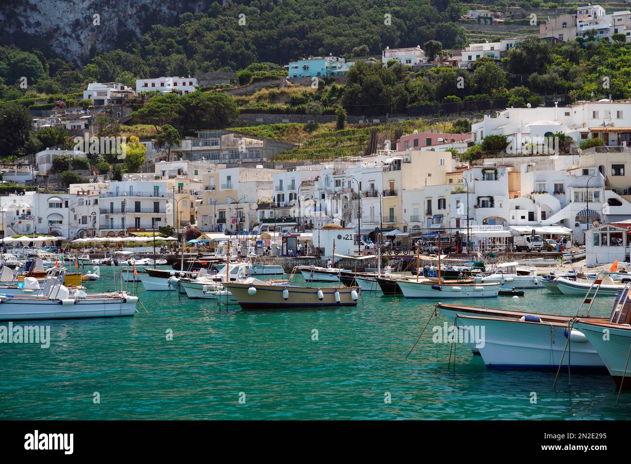 Port of Capri, Porto di Capri, Campania, Italy Stock Photo - Alamy
