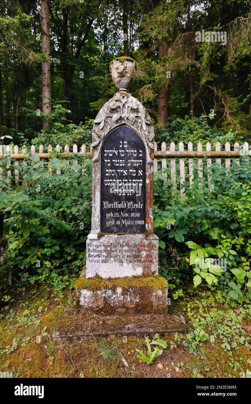 Jewish cemetery Buttenhausen, gravestones, Muensingen-Buttenhausen ...