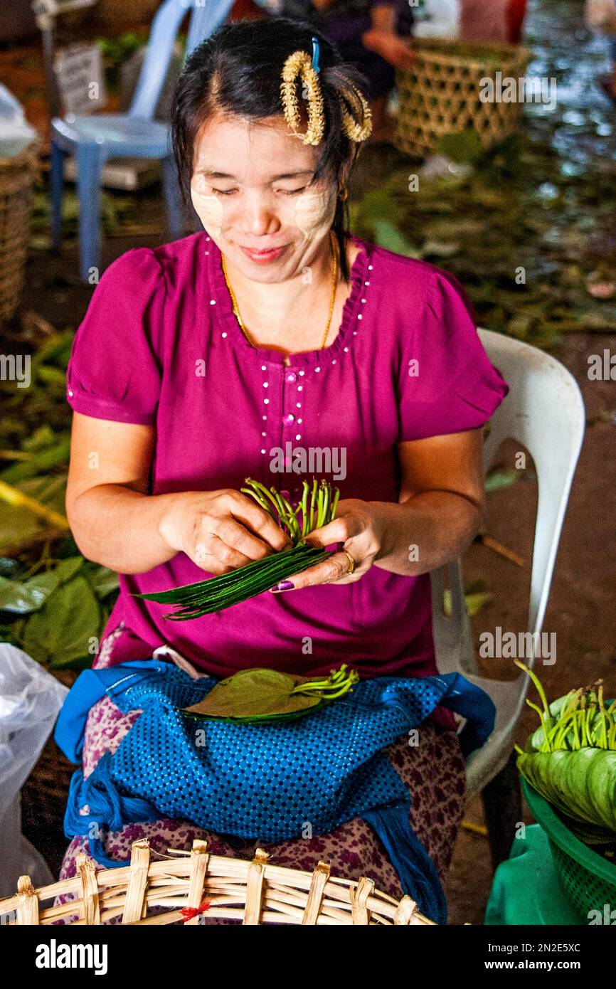 Thiri Mingaleay Vegetable Market, Yangoon, Myanmar, Yangoon, Myanmar ...