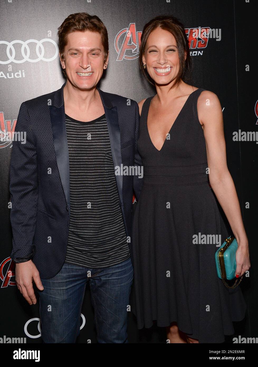 Rob Thomas and wife Marisol Thomas attend a special screening of Marvel ...