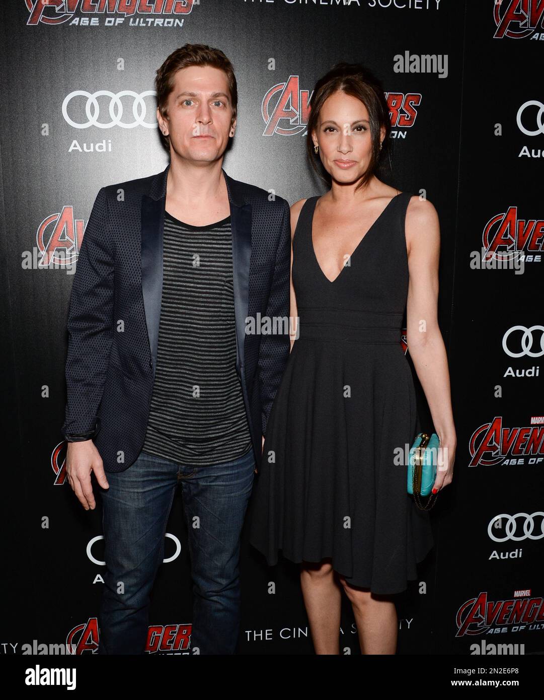 Rob Thomas and wife Marisol Thomas attend a special screening of Marvel ...