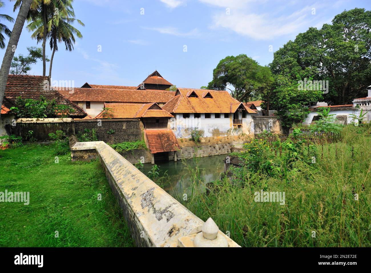 Padmanabhapuram Palace from back side state Tamil nadu India Stock ...