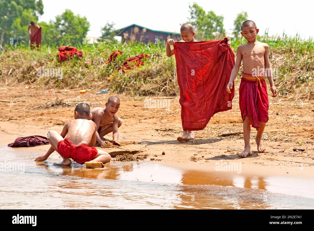 Monks boat hi-res stock photography and images - Alamy