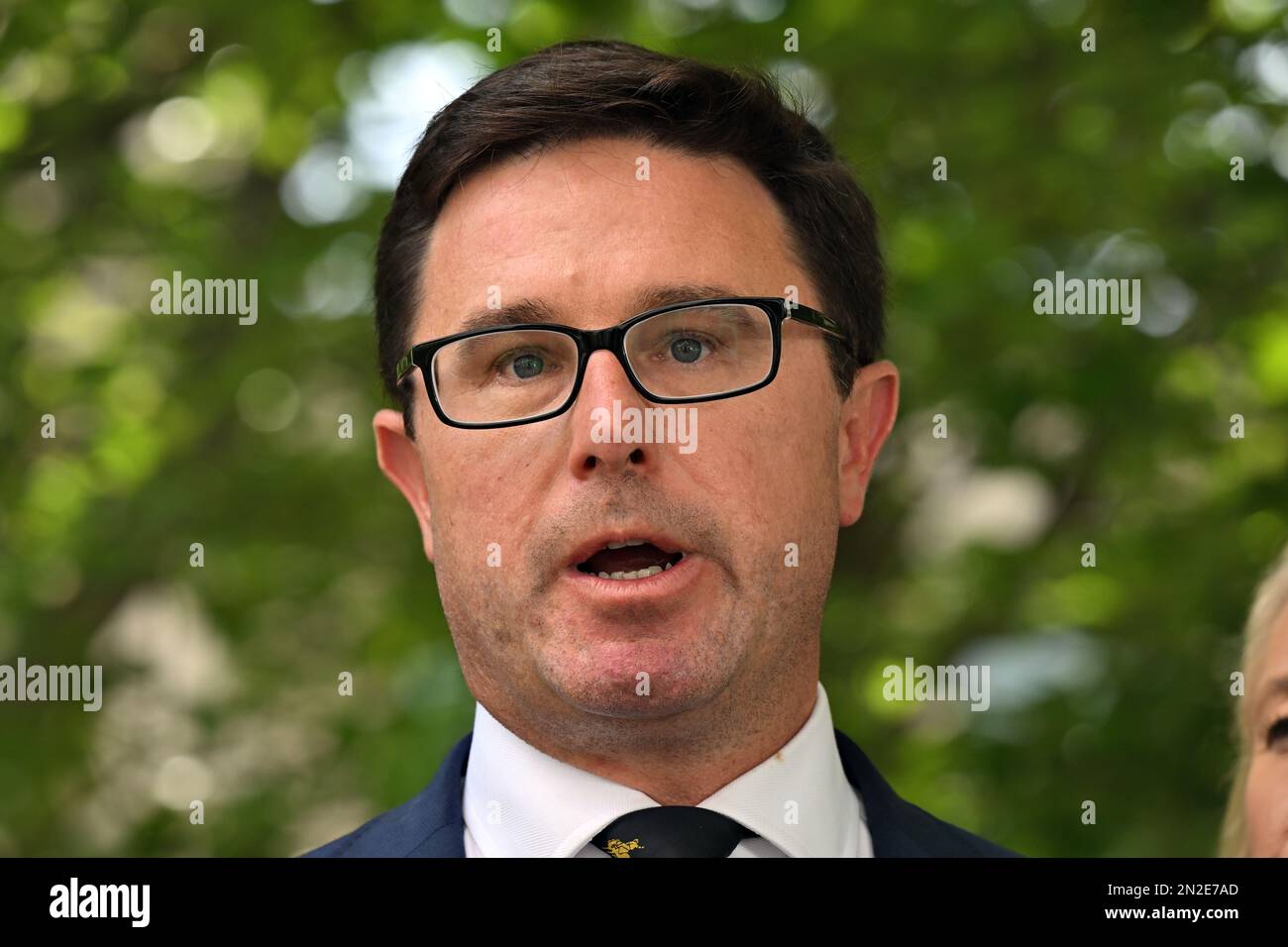 Nationals leader David Littleproud at a press conference at Parliament ...