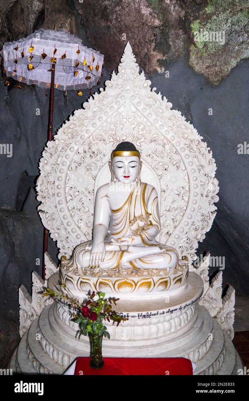 Pindaya Cave with over 8000 Buddha statues, Shwe U Min Pagoda, Pindaya ...