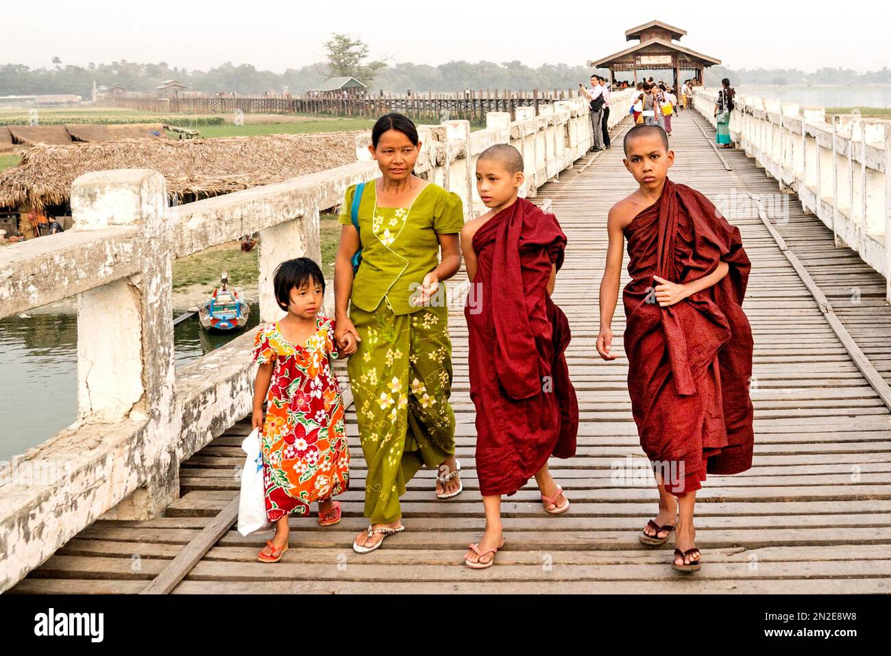 With 1086 piers, it is the longest teak bridge in the world, U-leg ...