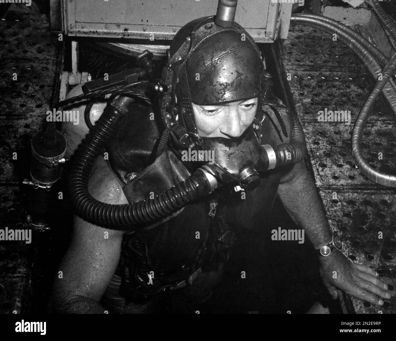 In this photo provided by the U.S. Navy, on Aug. 28, 1965, the Navy ...