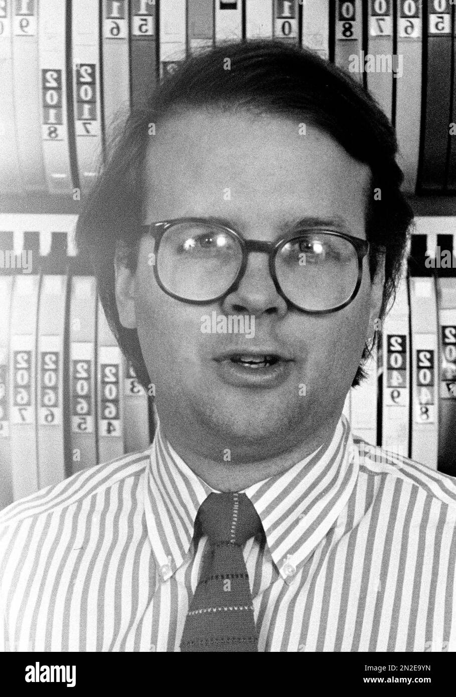 Karl Rove, campaign strategist, is pictured in 1985. (AP Photo/Bob ...