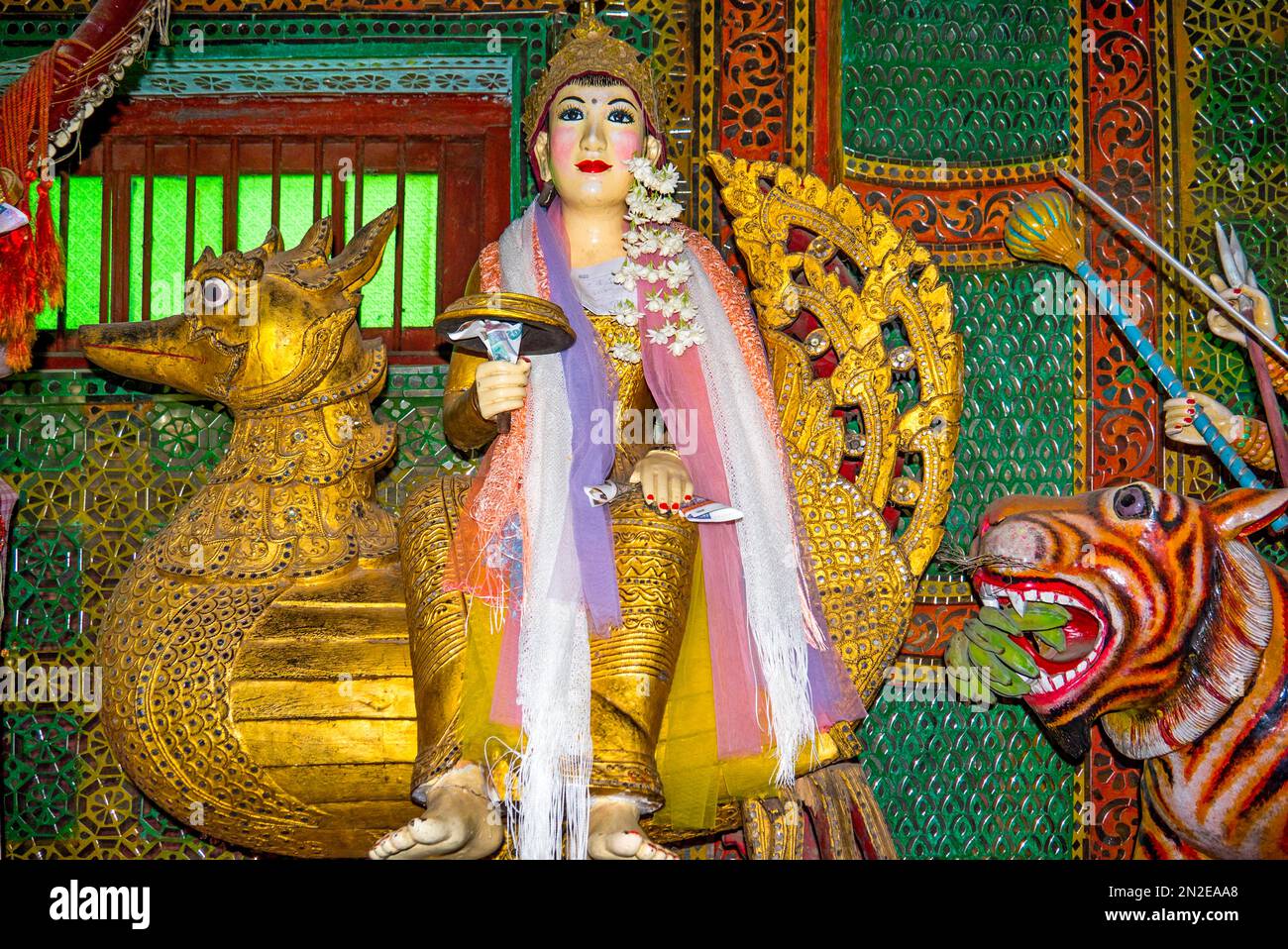 Worship of the Nats, Spirits, Mount Popa, Myanmar, Mount Popa, Myanmar ...
