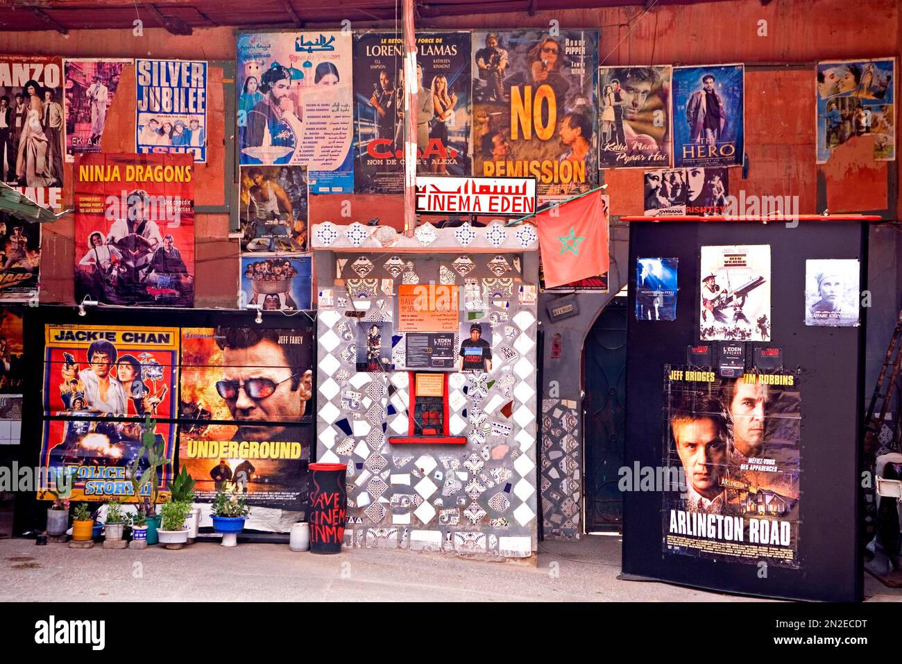 Cinema Eden, the oldest cinema in Morocco, Marrakech, Morocco Stock ...