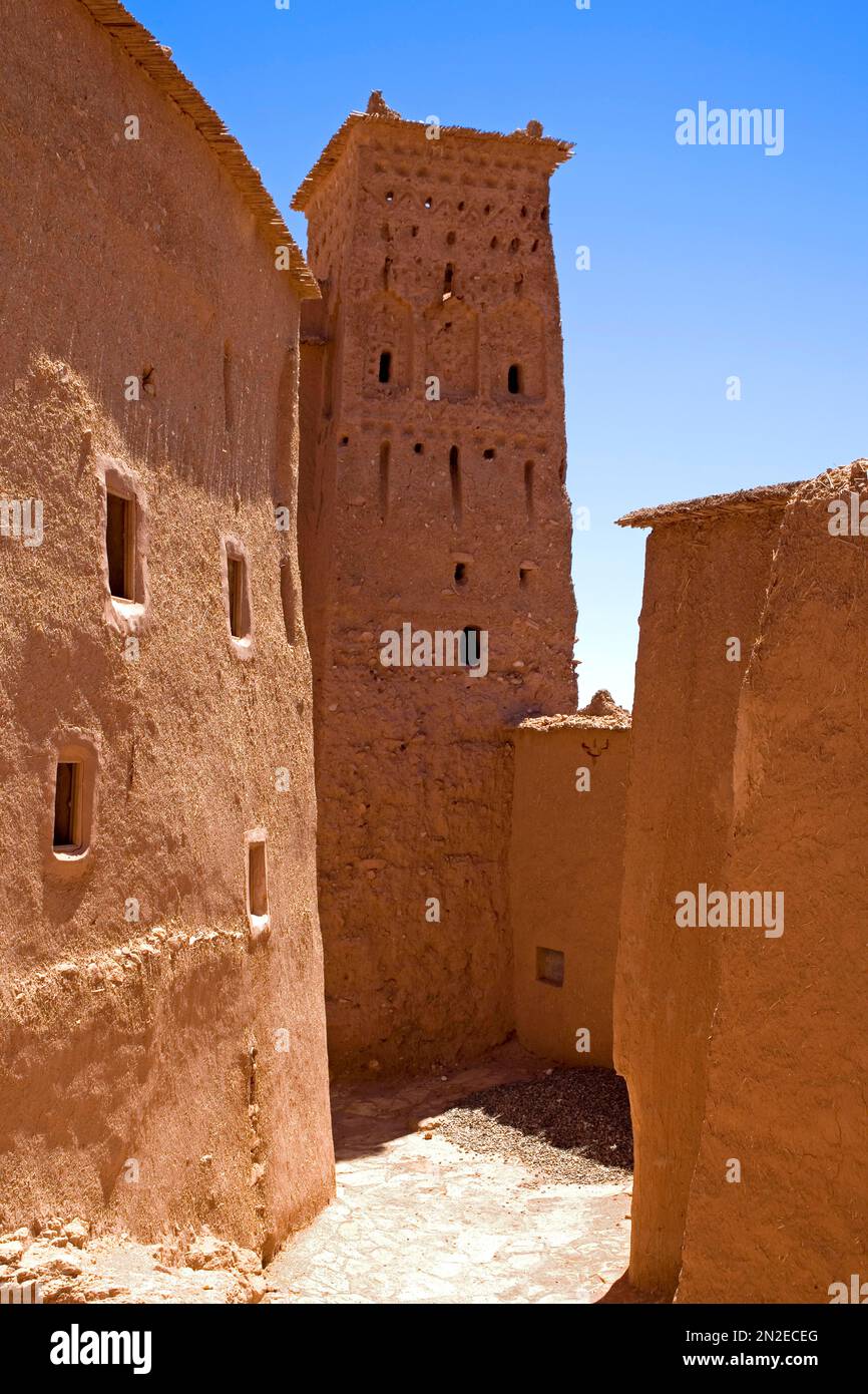 Mud City Ait-Ben-Haddou, Ait-Ben-Haddou, Morocco Stock Photo - Alamy
