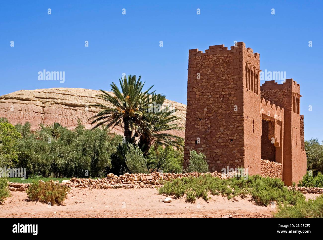 The monumental gate was built for the American feature film 'Sodom and ...
