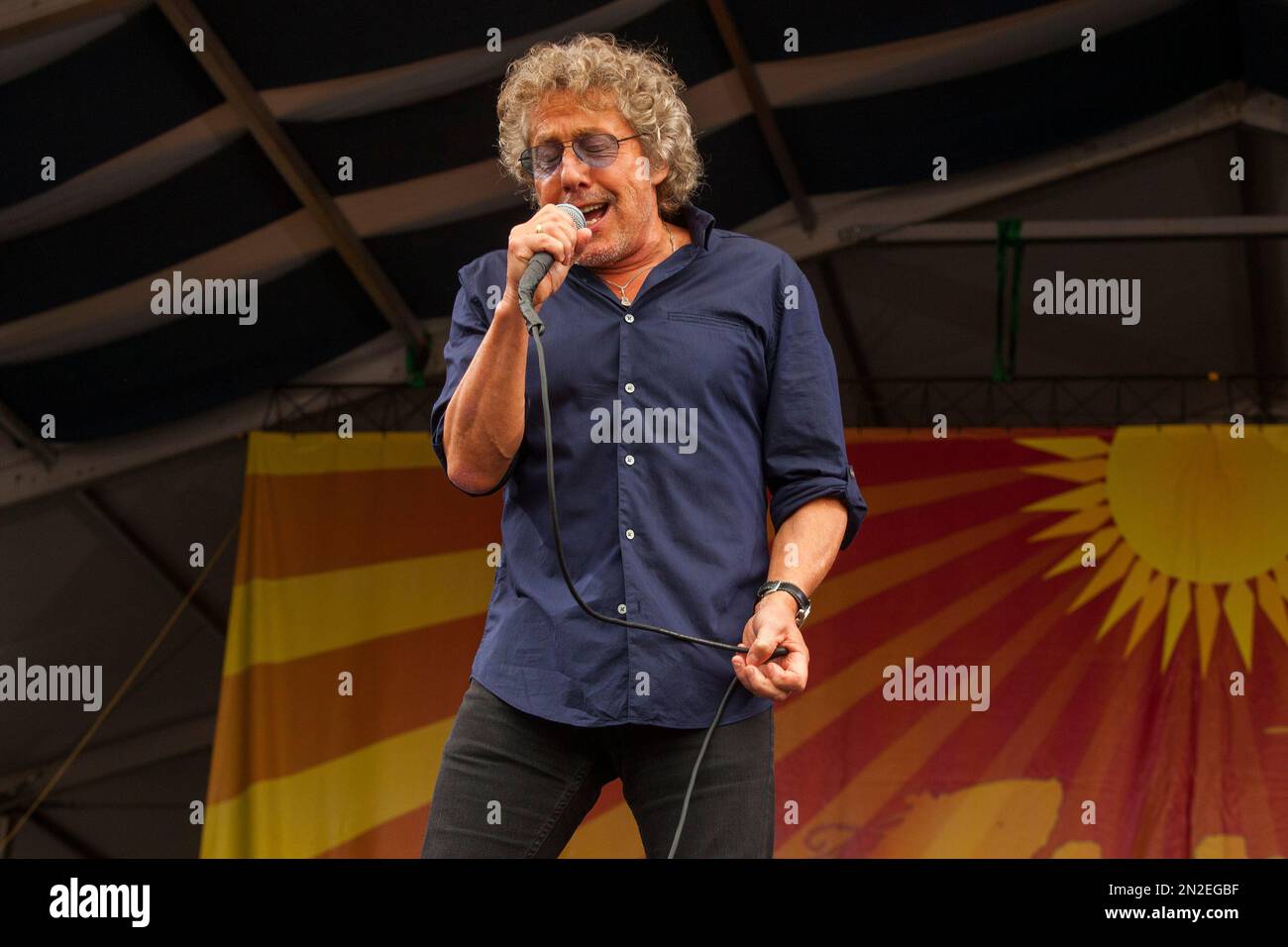Roger Daltrey performs with The Who at the New Orleans Jazz & Heritage ...
