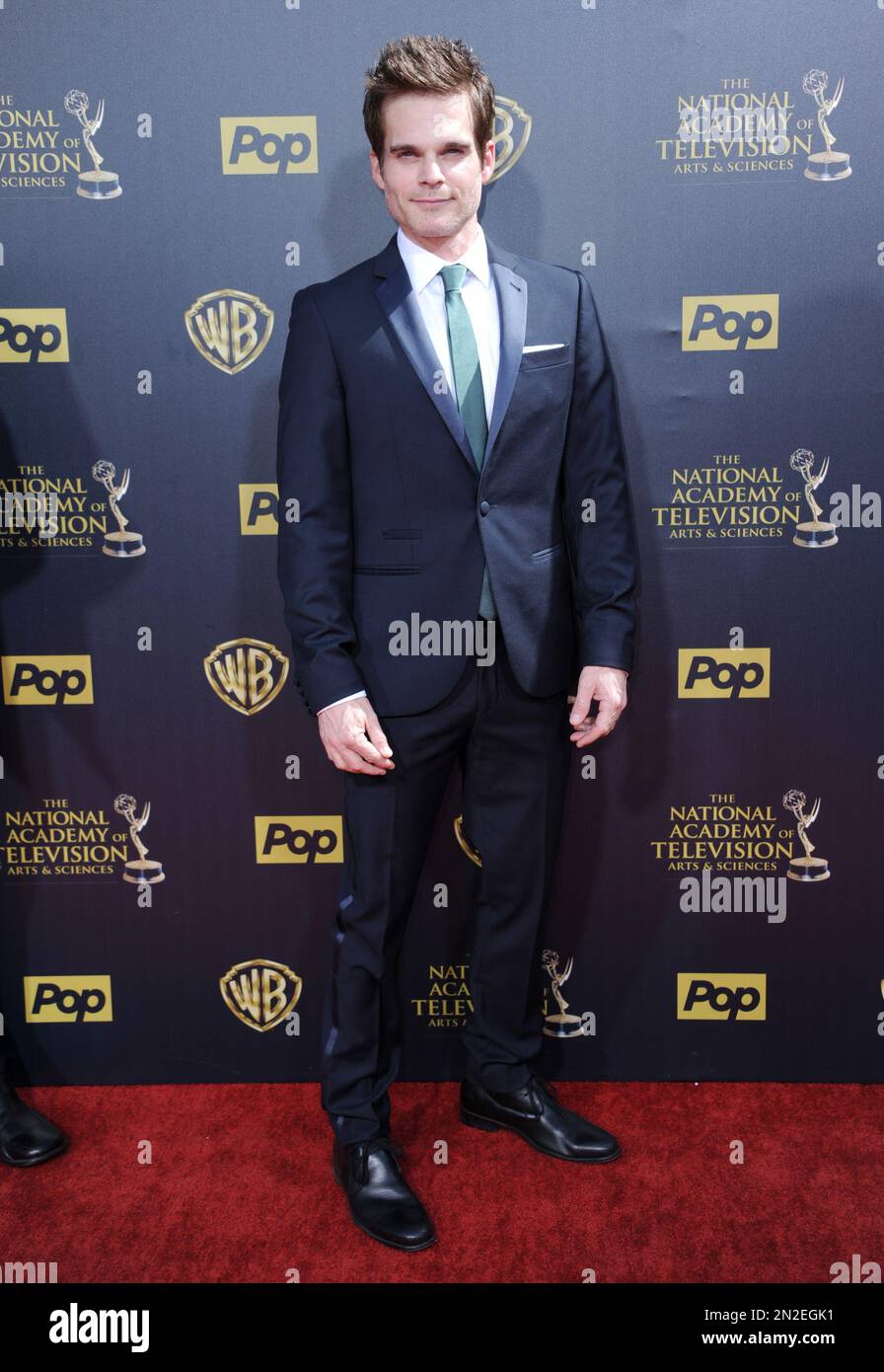 Greg Rikaart arrives at the 42nd annual Daytime Emmy Awards at Warner ...