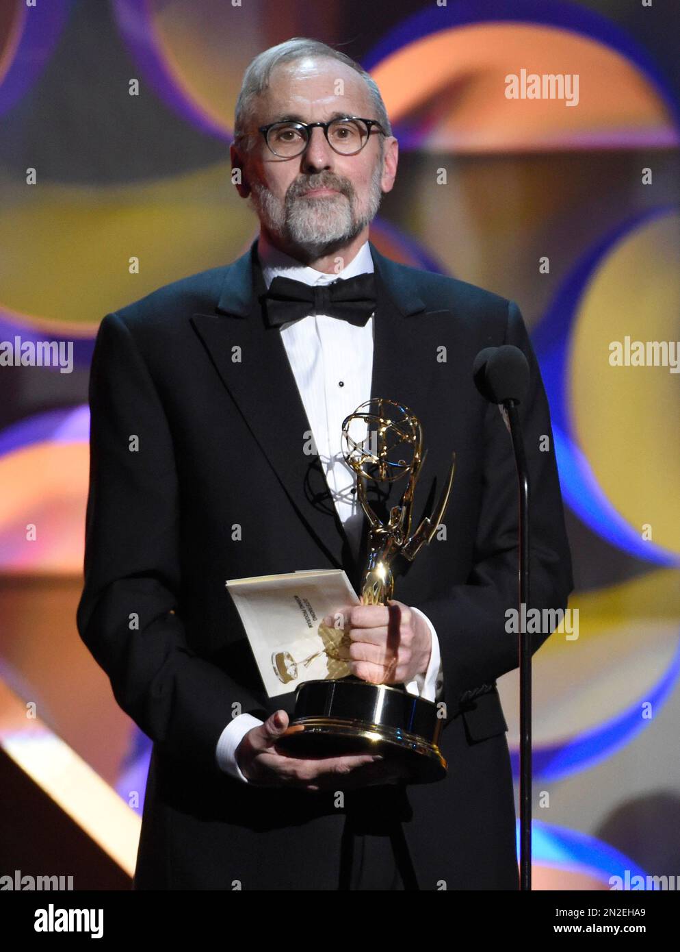 Rand Morrison accepts the award for outstanding morning program for ...