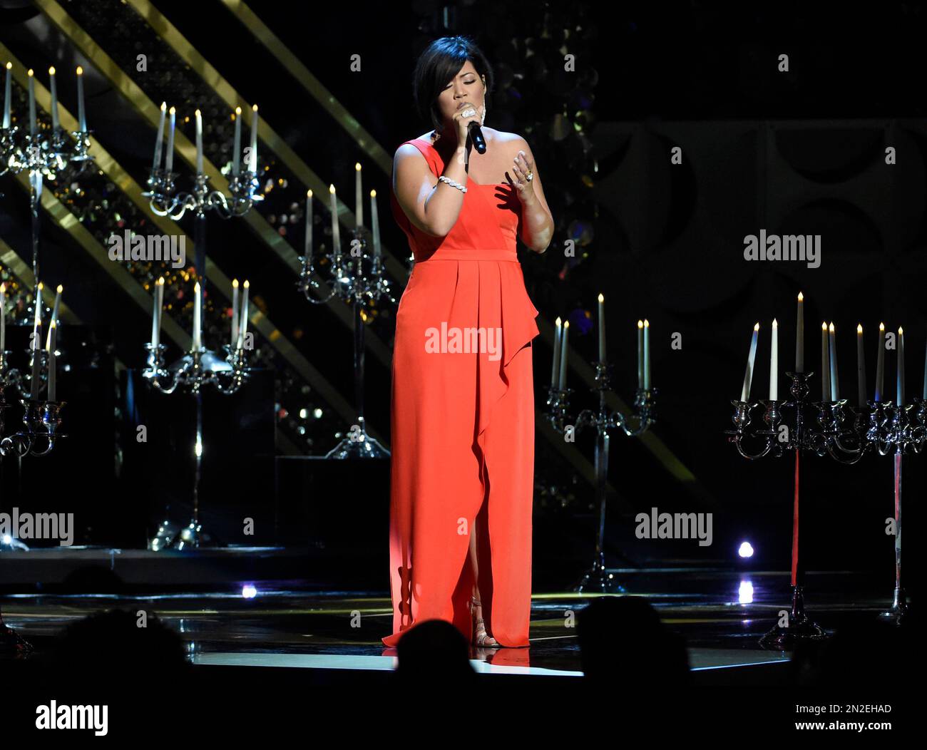 Tessanne Chin performs at the 42nd annual Daytime Emmy Awards at Warner ...