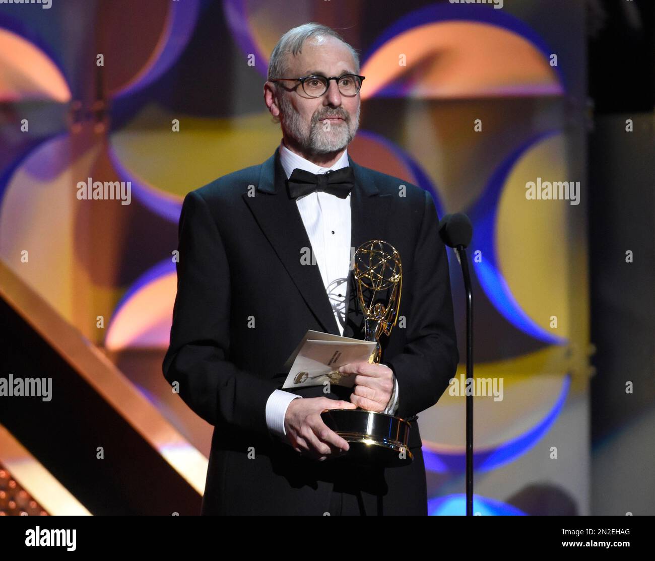 Rand Morrison accepts the award for outstanding morning program for ...