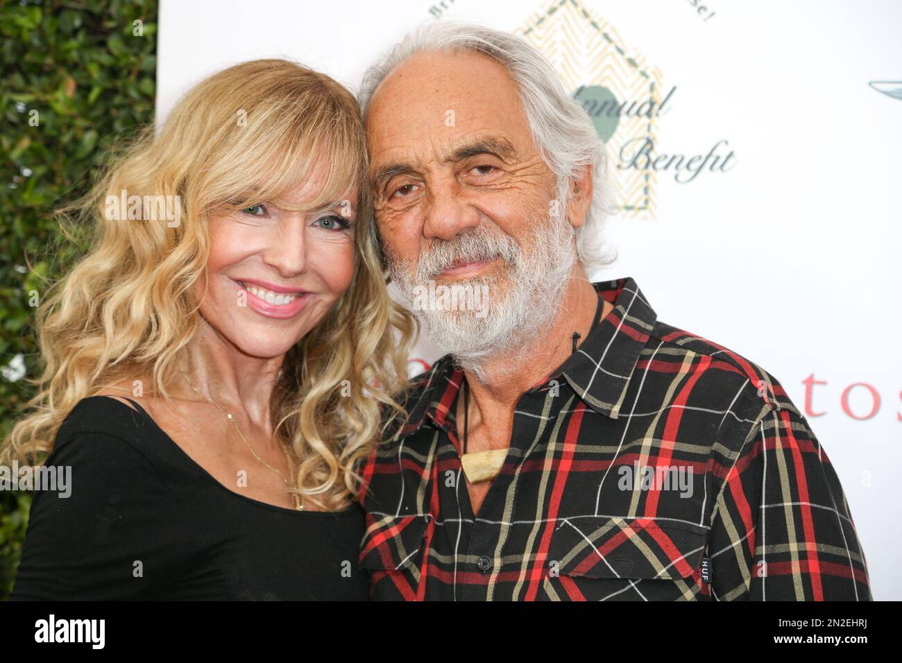 Shelby Chong, left, and Tommy Chong arrive at the 12th Annual John ...