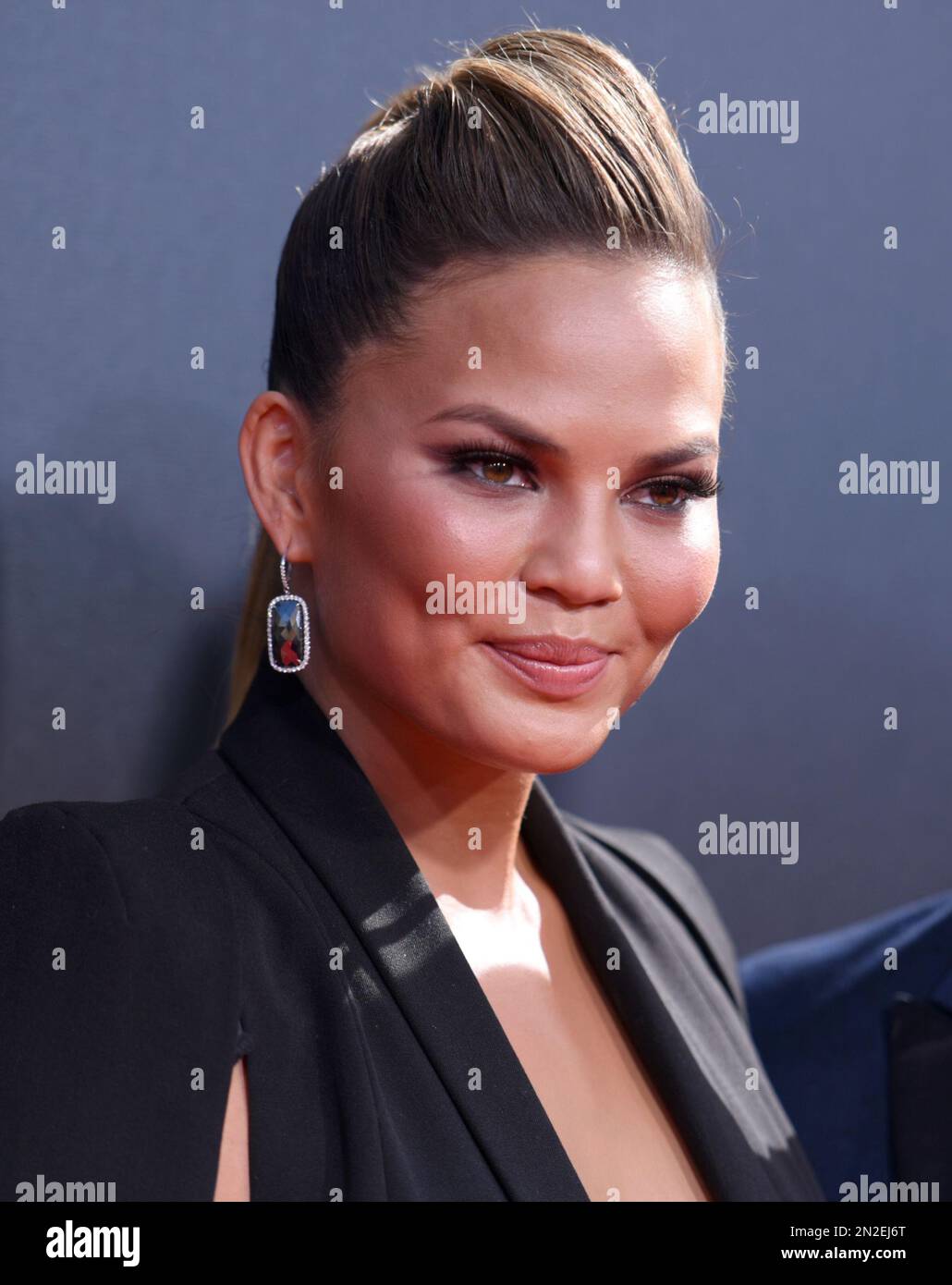 Chrissy Teigen arrives at the 42nd annual Daytime Emmy Awards at Warner Bros. Studios on Sunday ...
