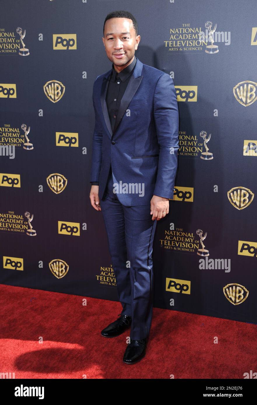 John Legend arrives at the 42nd annual Daytime Emmy Awards at Warner ...