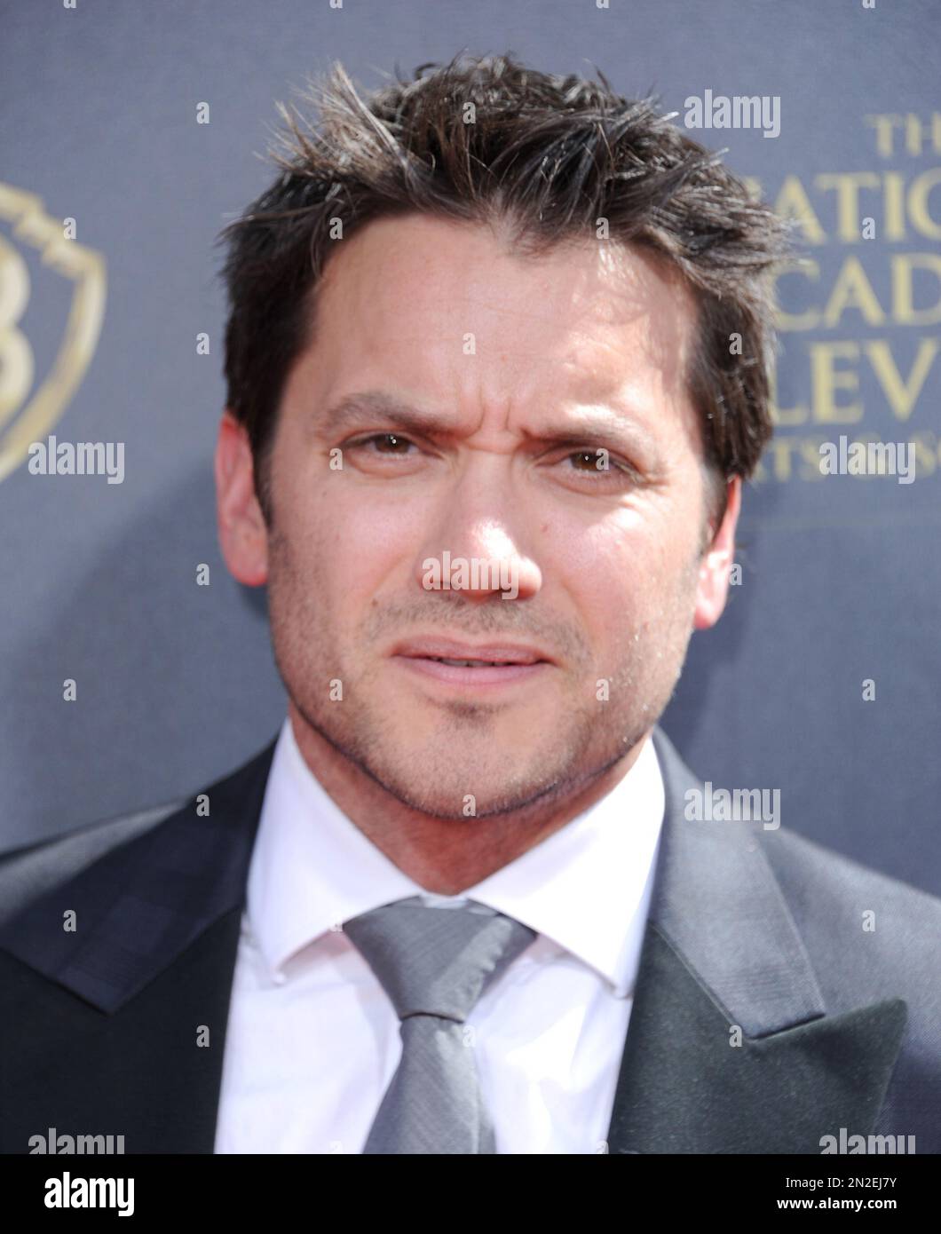 Dominic Zamprogna arrives at the 42nd annual Daytime Emmy Awards at ...