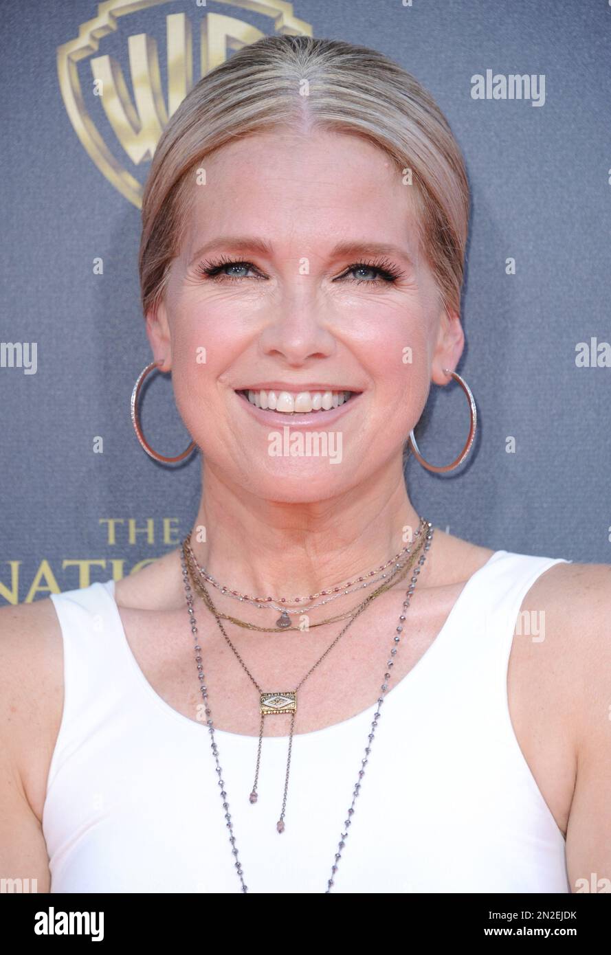 Melissa Reeves arrives at the 42nd annual Daytime Emmy Awards at Warner ...