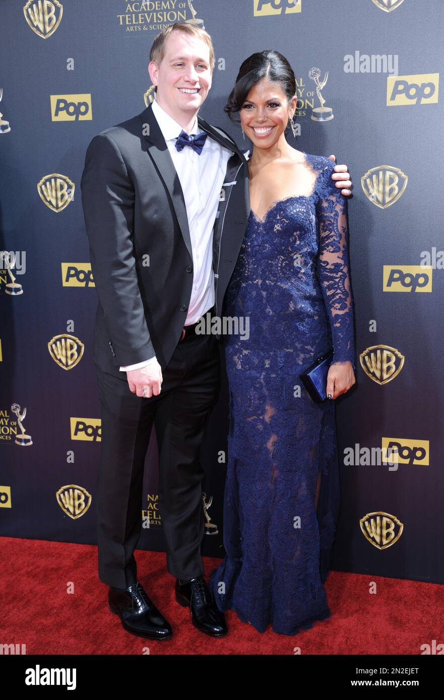 Jeremiah Frei-Pearson, left, and Karla Mosley arrive at the 42nd annual ...