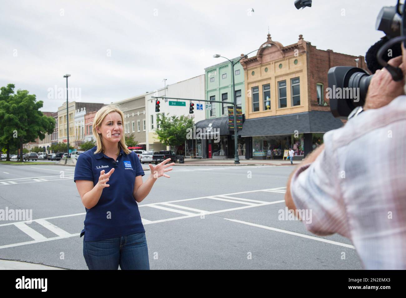 The Weather Channel's on-camera meteorologist Alex Wilson reports on ...