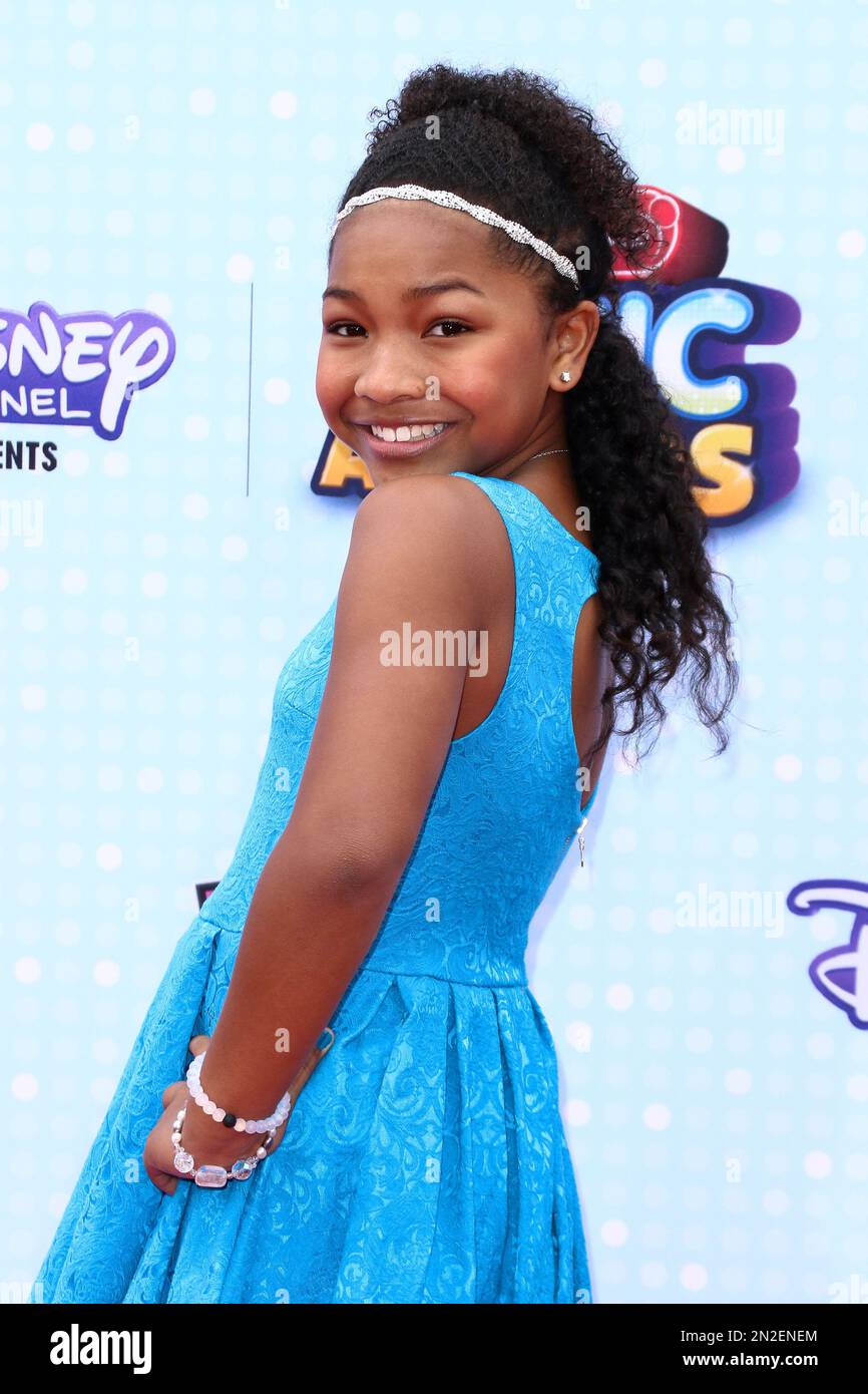 Layla Hayes arrives at the 2015 Radio Disney Music Awards at Nokia ...