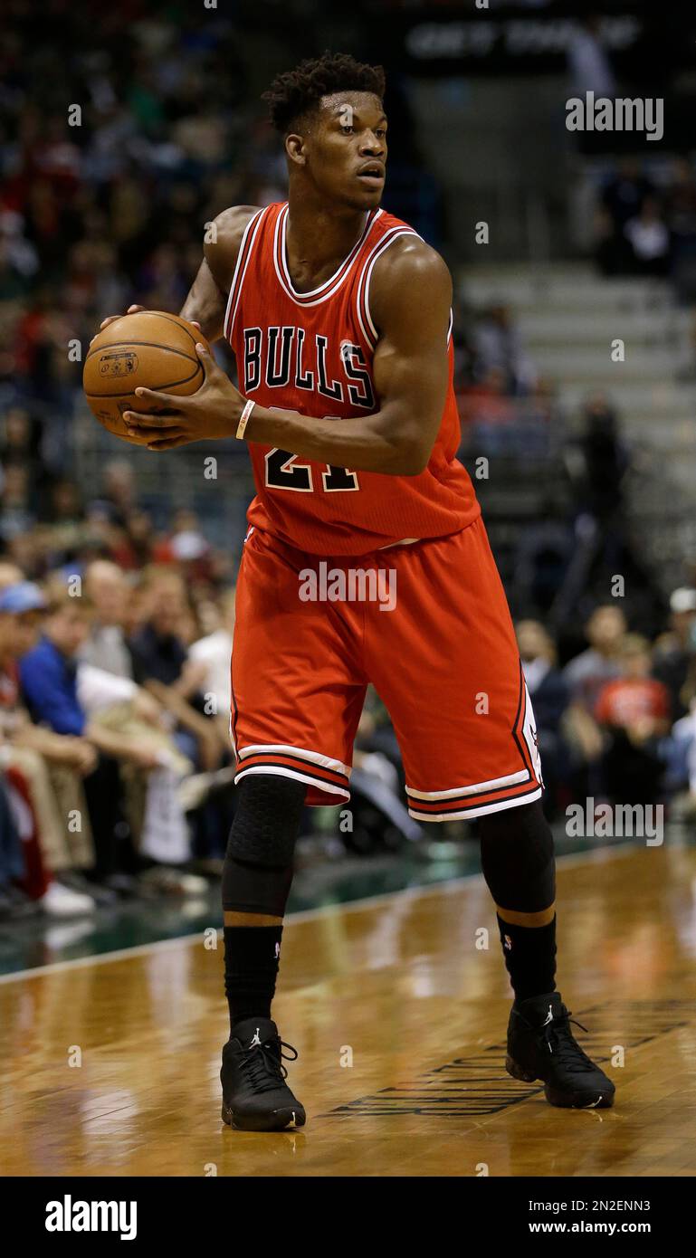 Chicago Bulls' Jimmy Butler looks to pass during Game 4 of an NBA ...