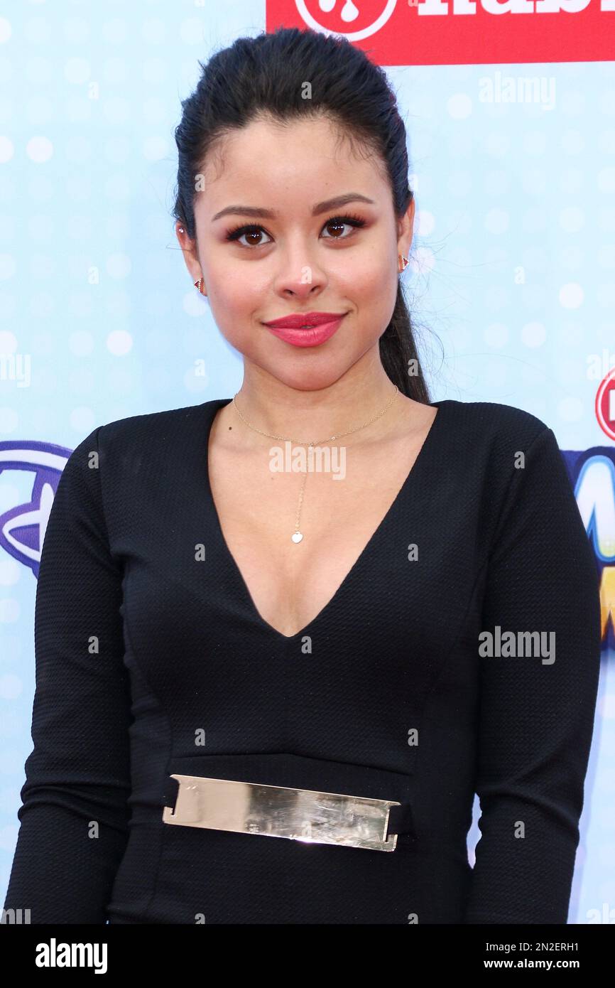 Cierra Ramirez arrives at the 2015 Radio Disney Music Awards at Nokia ...