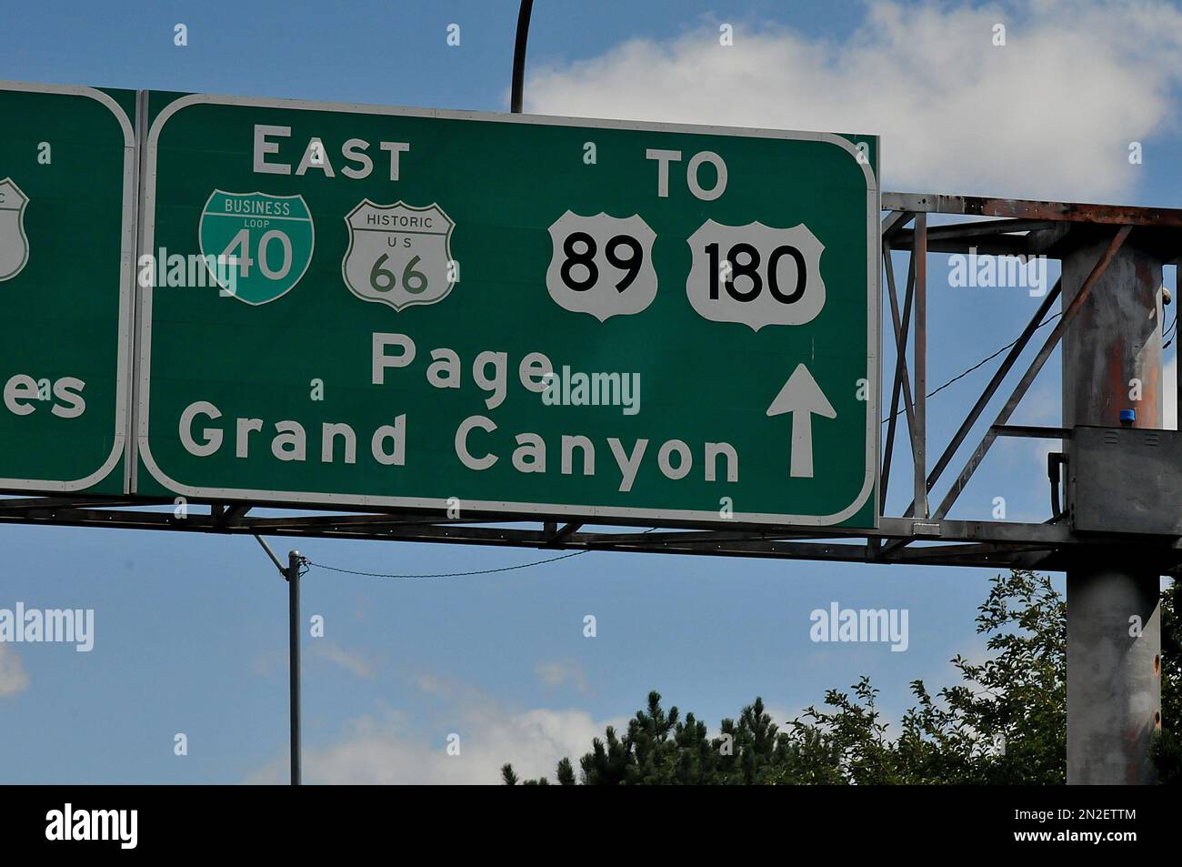 Flagstaff / Arizona / USA / 10.September 2019 / Billboard with ...