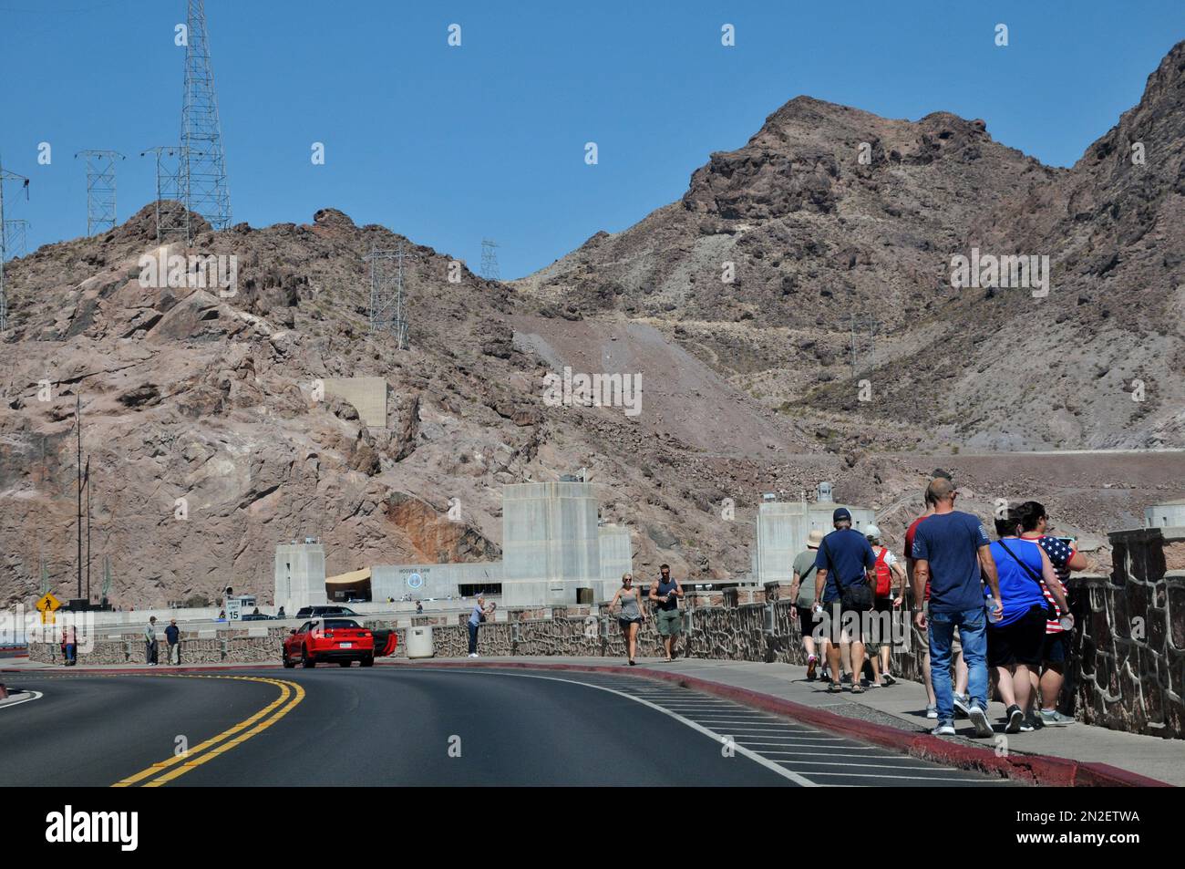 Boulder city / Hoover Dam/ Nevada-Arizona USA / 07..September 2019 ...