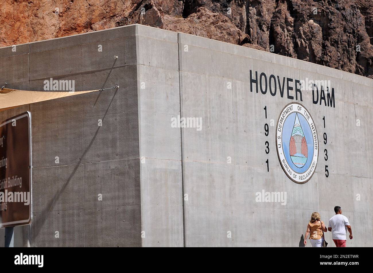 Boulder city / Hoover Dam/ Nevada-Arizona USA / 07..September 2019 ...