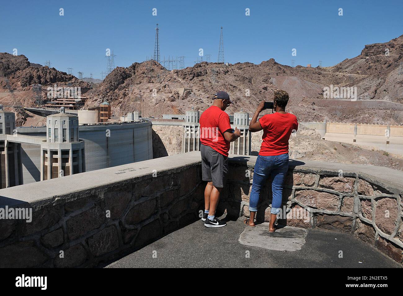 Boulder city / Hoover Dam/ Nevada-Arizona USA / 07..September 2019 ...